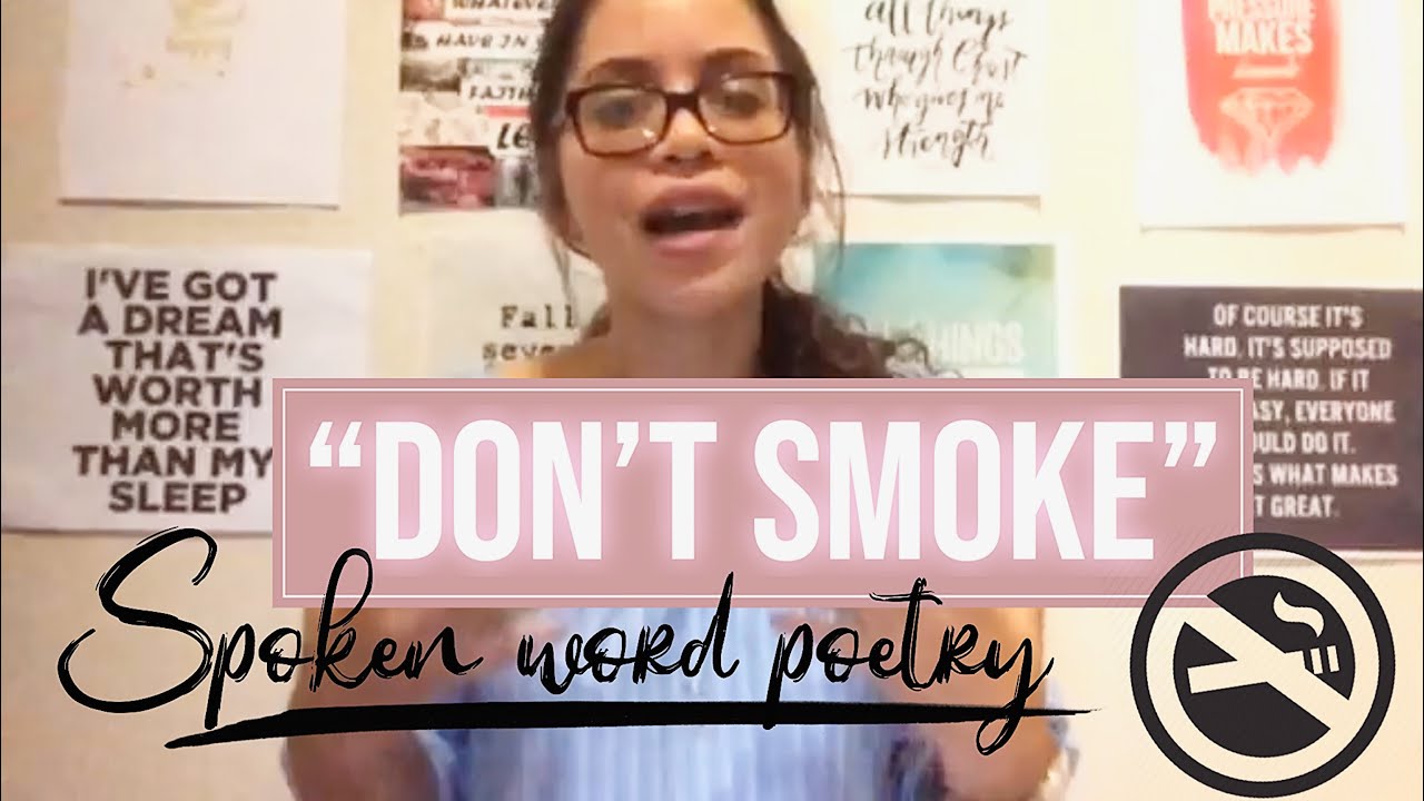 Stop Smoking -Poetry- Spoken Word - YouTube
