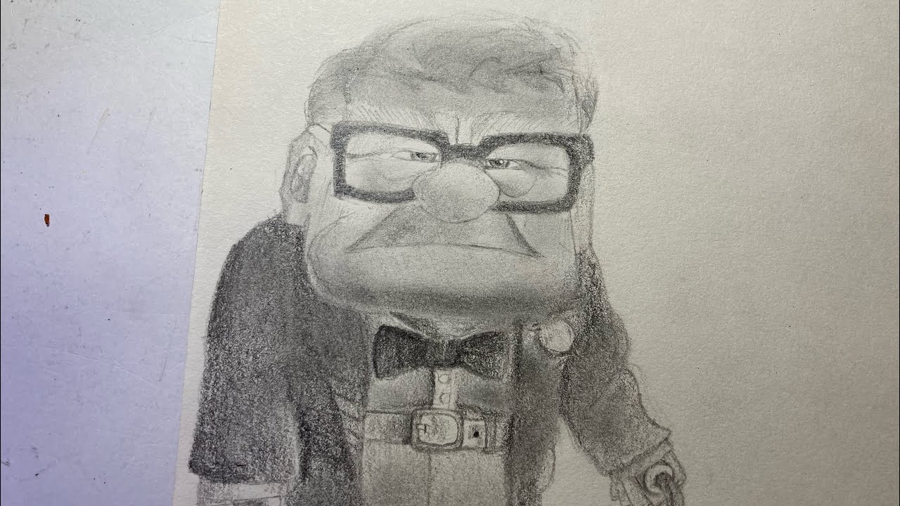 영화 ‘업’그리기,Drawing a movie ‘Up’ / 디즈니&픽사 그림 그리기part1[ParkdogTV] - YouTube