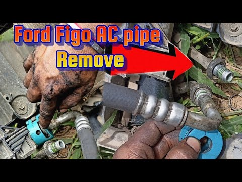 How To Car Ford Figo AC pipe Remove, फोर्ड फिगो Car Ac पाईप खोलें - YouTube
