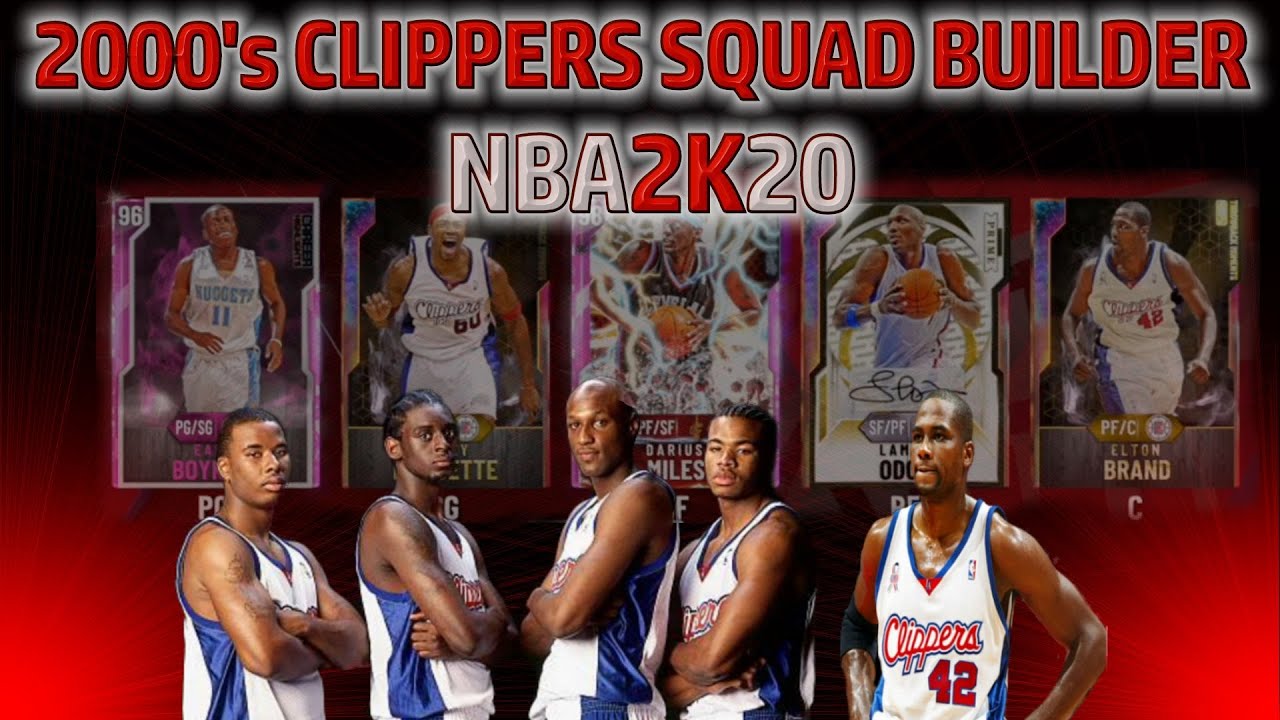 We built the 2000's Los Angeles Clippers in NBA2k20 MyTeam - YouTube