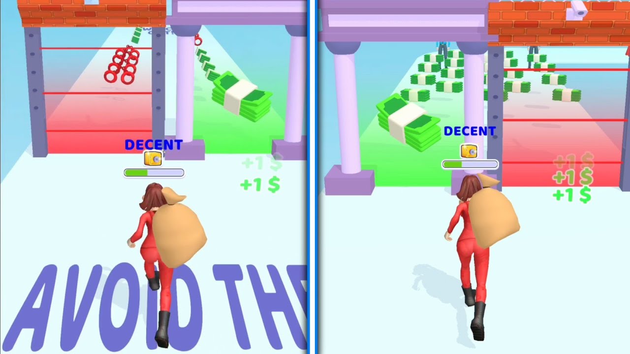Robbery Run 🏦💳💵 All Levels Gameplay Trailer Android,ios New Game - YouTube