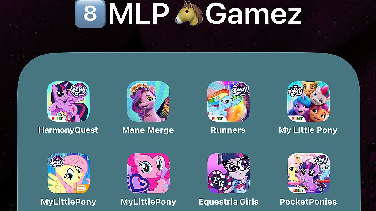 My Little Pony Harmony Quest,Mane Merge,Rainbow Runners,MLP World,Magic ...