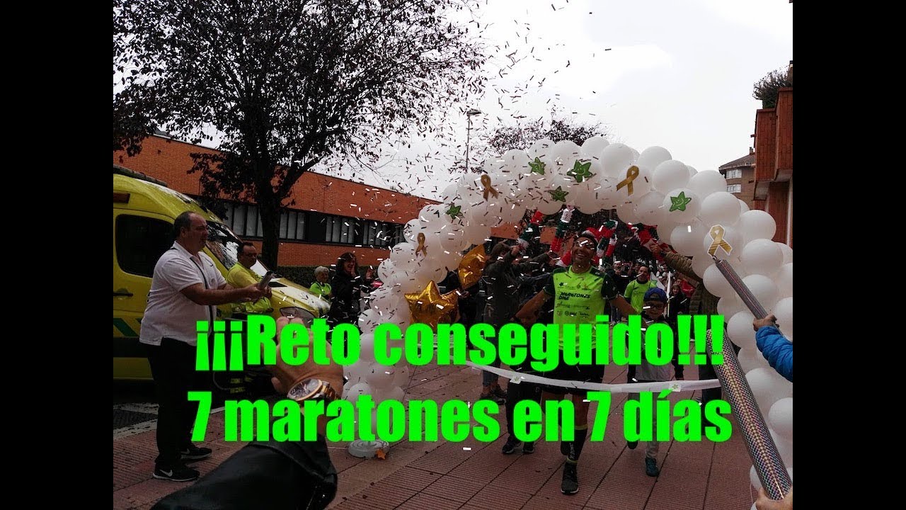 7º maratón y reto conseguido!!!!!! - YouTube