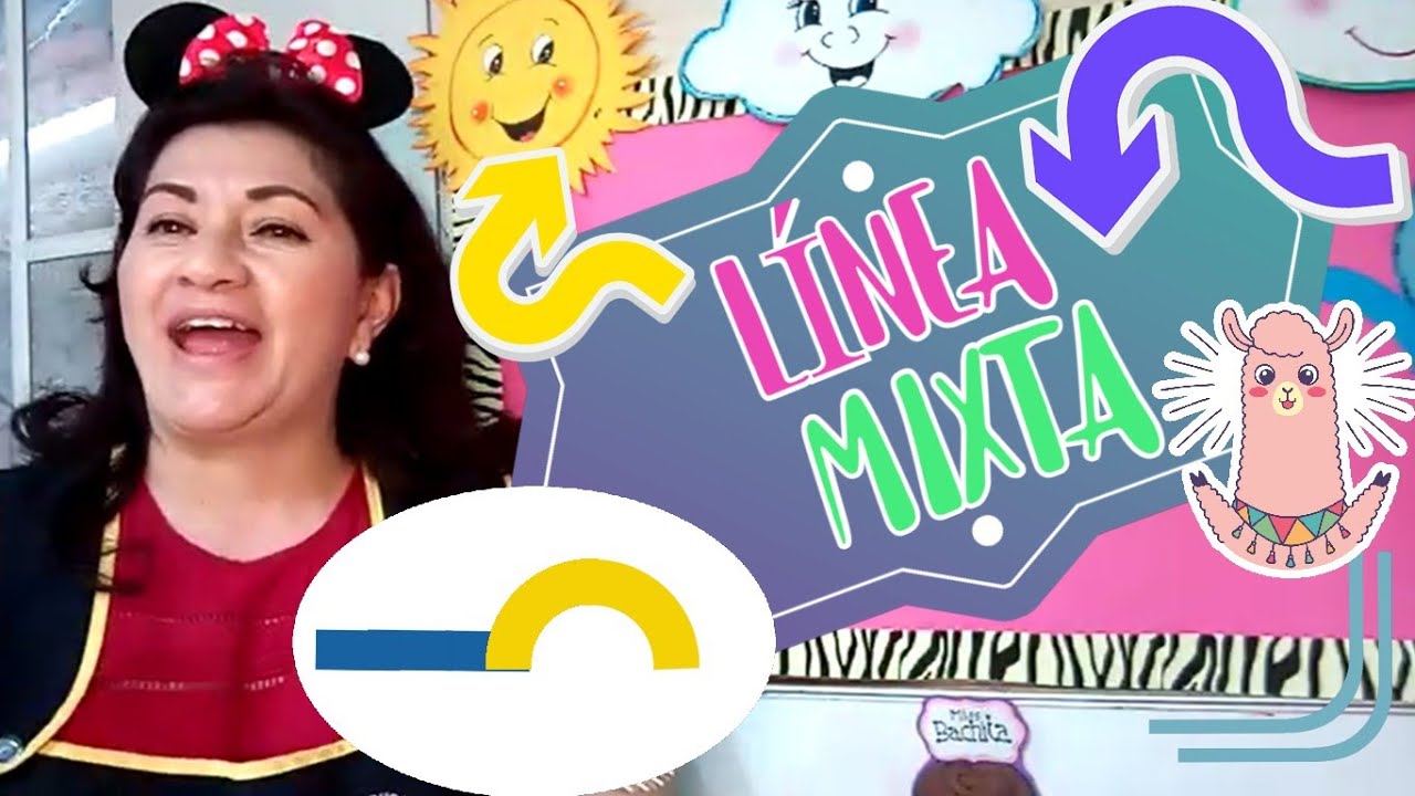 LÍNEA MIXTA - Horizontal y Curva - Clase virtual nivel inicial - YouTube