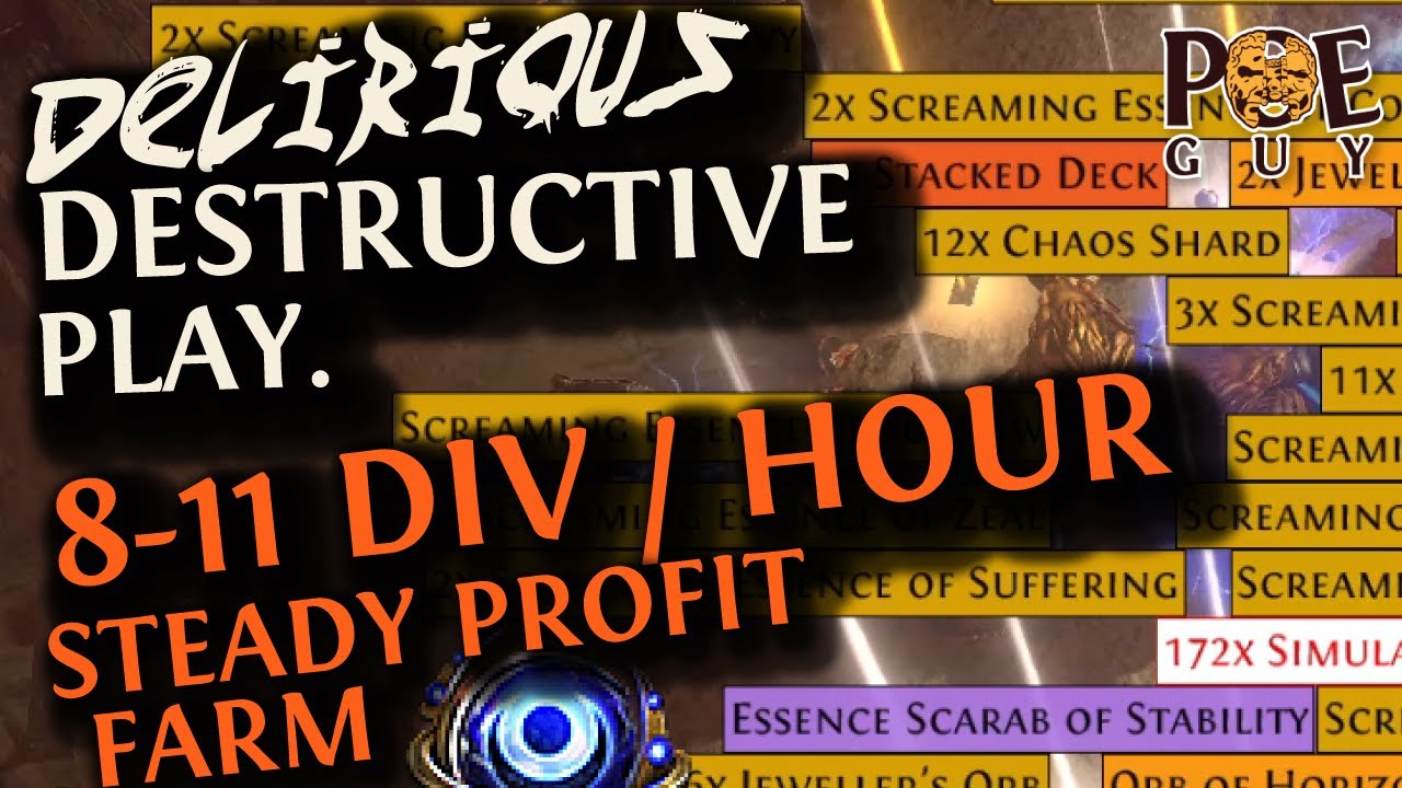 PoE 3.27 - PROFITABLE GUARDIAN MAP FARM // SHAPER GUARDIANS WITH ...