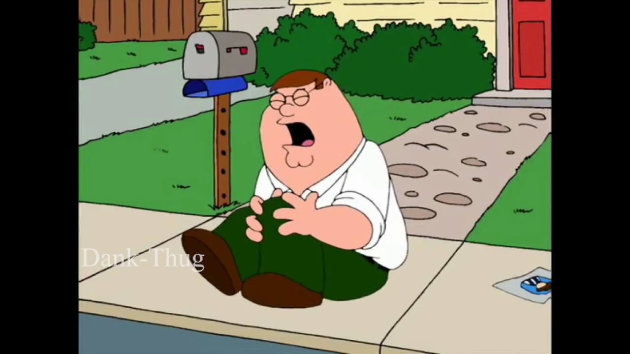 Peter Griffin falls and screams - YouTube
