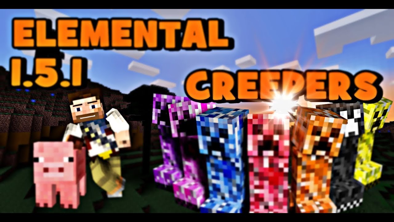 HOW TO INSTALL ELEMENTAL CREEPERS MOD FOR MINECRAFT 1.5.1 - YouTube