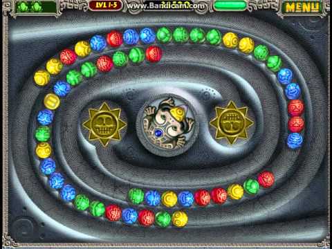 Zuma Deluxe - Level 1-5 Dark Vortex - YouTube