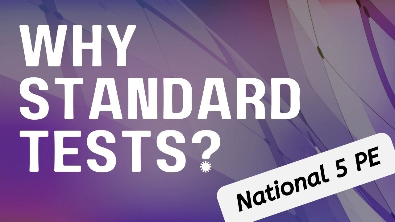 Why Standard Tests are a good way to gather data - YouTube