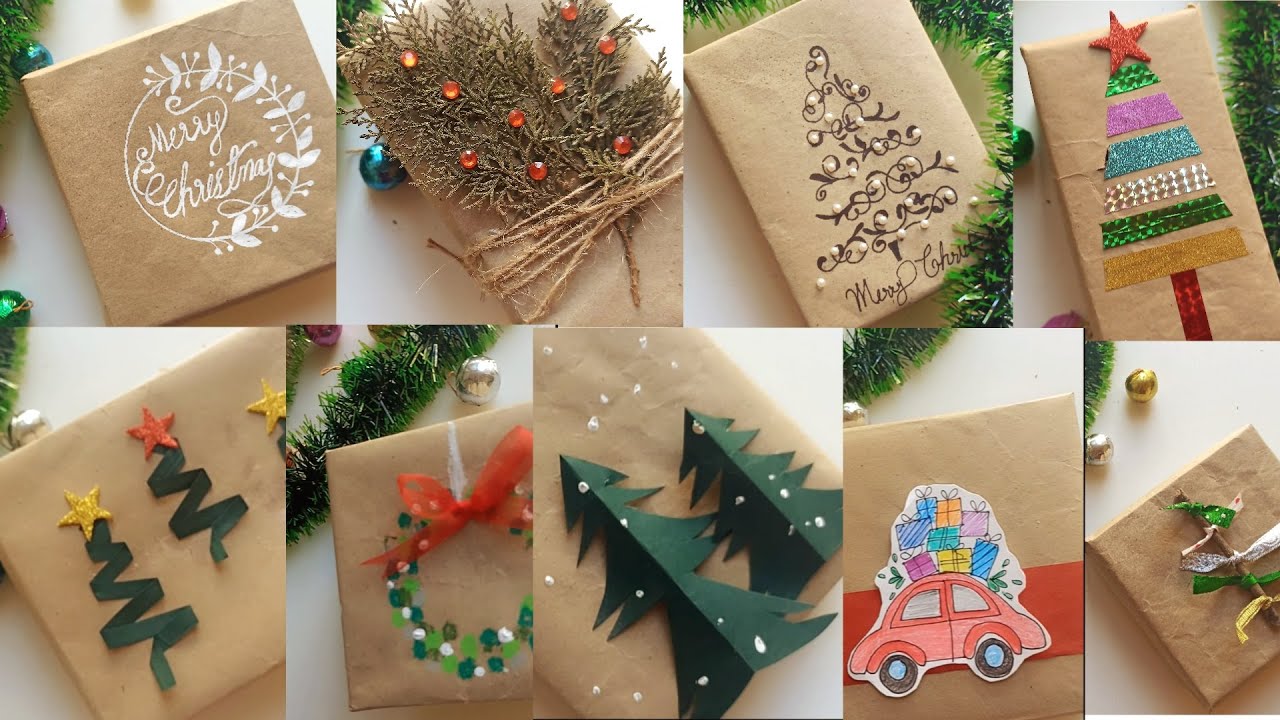 Brillent DIY Christmas Gift Wrap Ideas | Gift Wrap like a pro | Elegant ...