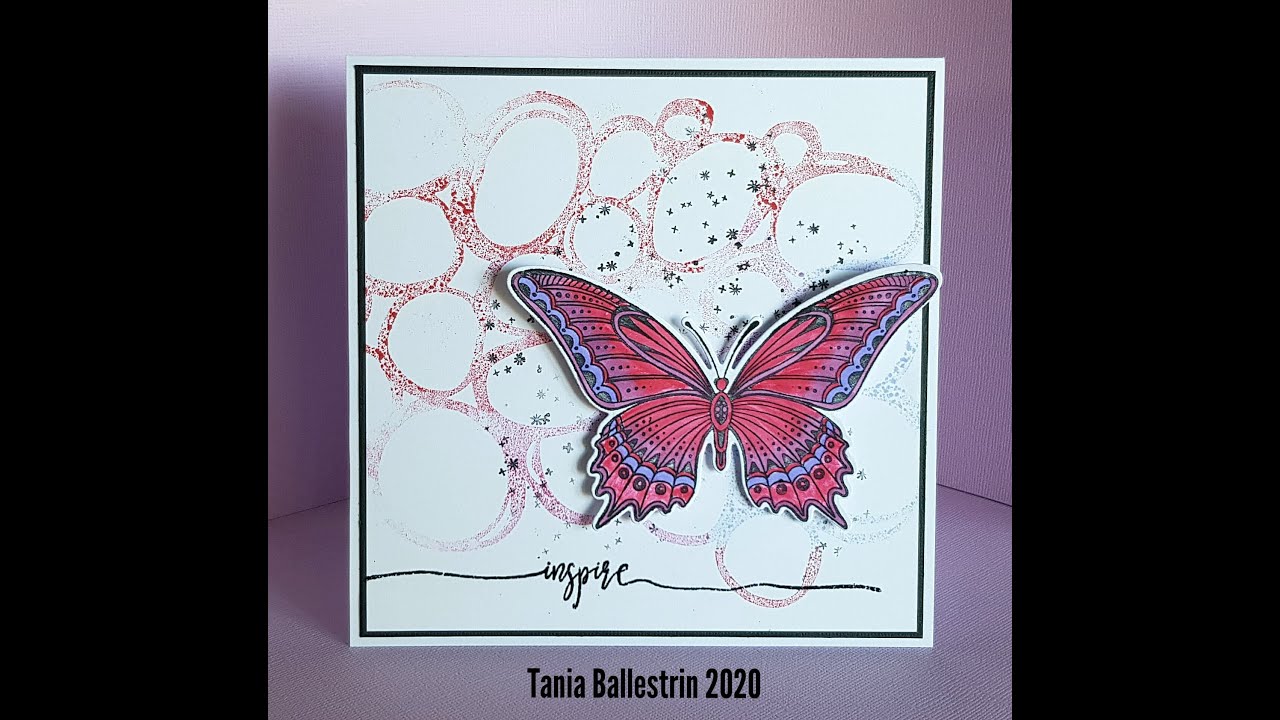 One Stencil, 5 ways using Kaszazz products - YouTube