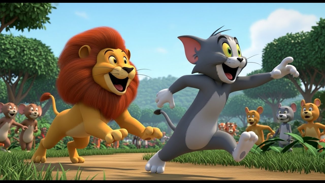 Tom and Jerry Go to the Zoo 🐘 | Fun Animal Song for Kids | Little Angel ...