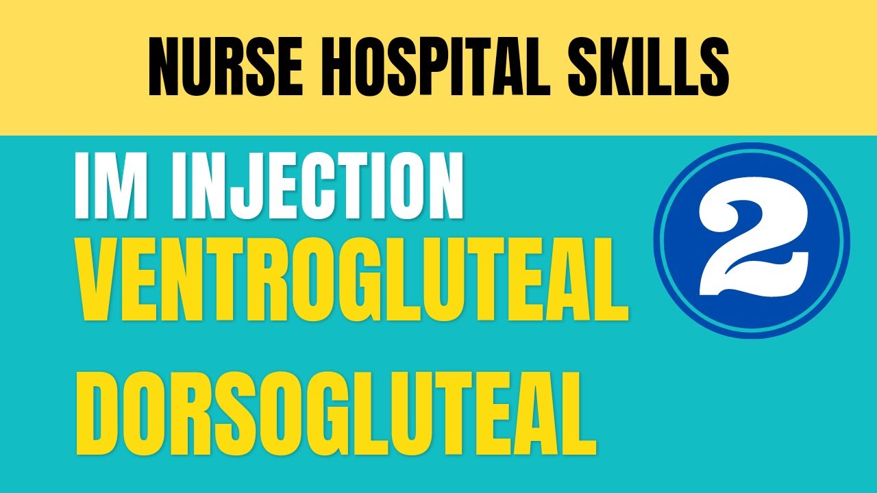 IM injection | ventrogluteal injection | Nurse skill - YouTube