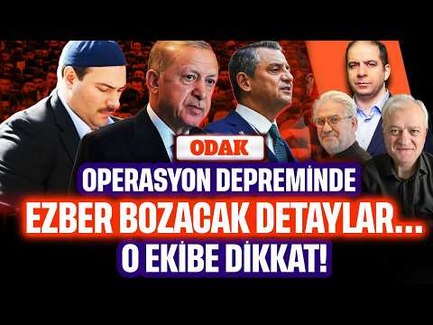 Operasyon Depreminde Ezber Bozacak Detaylar... O Ekibe Dikkat!'