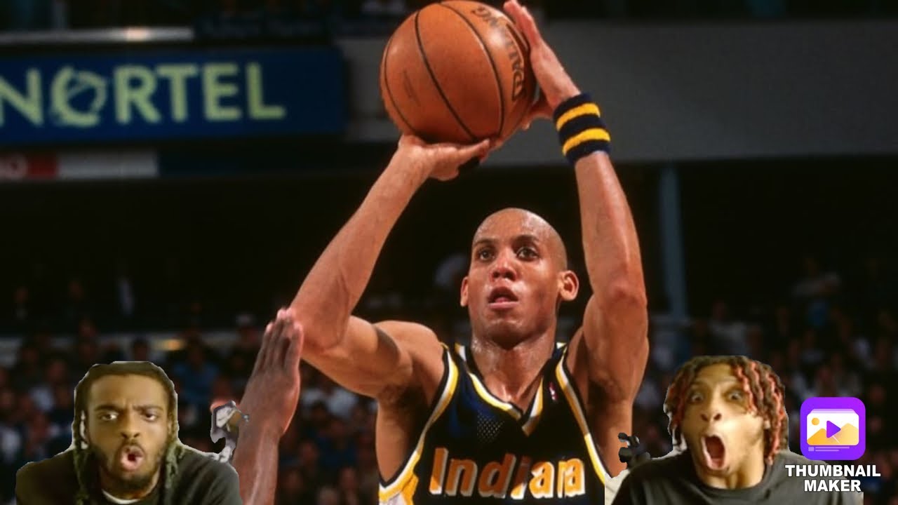 REGGIE MILLER SHOOTING WIT NO REMORSE!! Reggie Miller Career Highlights ...