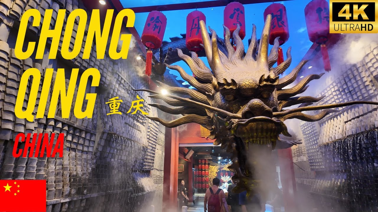 Futuristic Crowded & Chaos | Cyber City Chong Qing China City Walk in ...