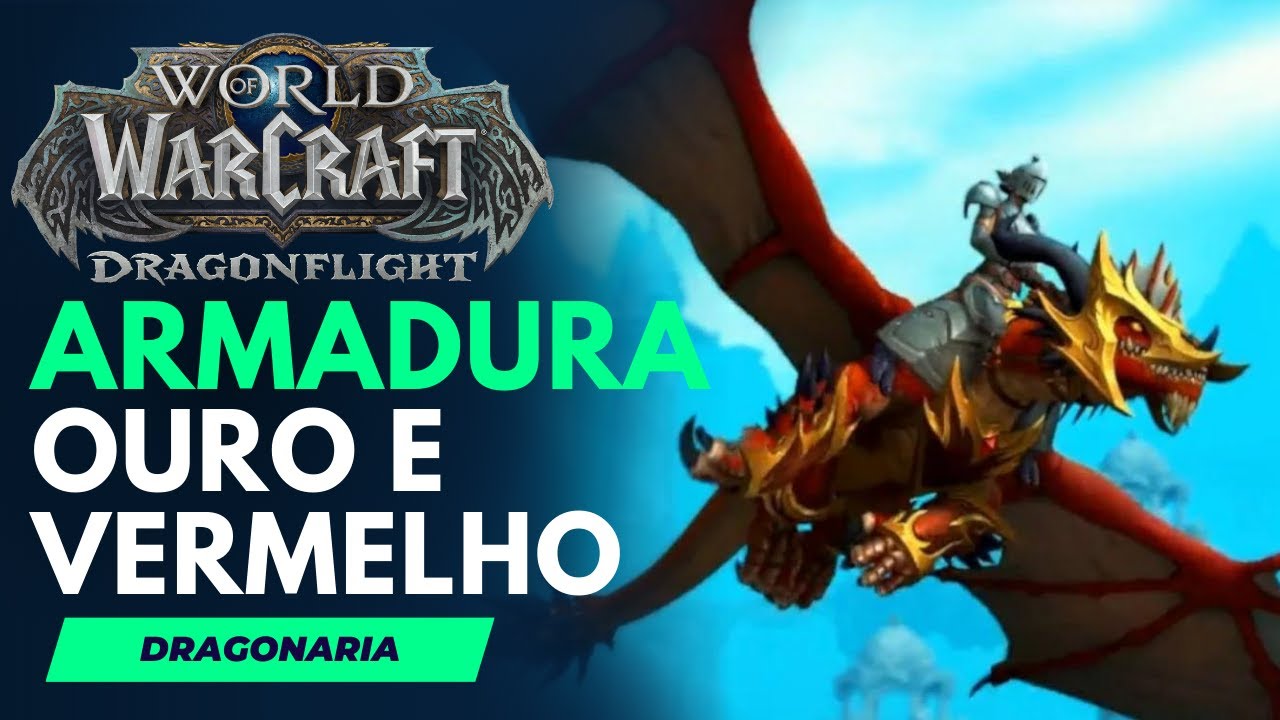 Desbloqueando Armadura Ouro e Vermelho - Guia de Dragonaria (World of ...