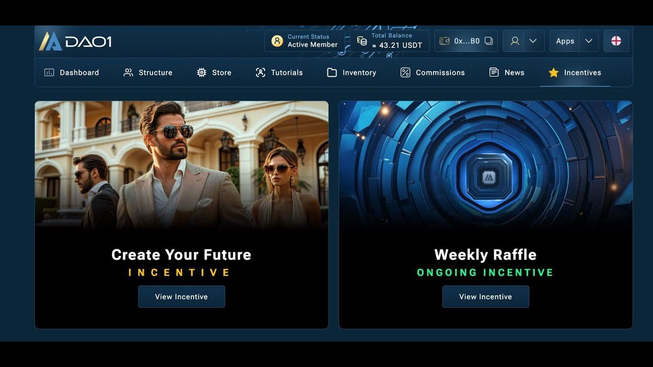 Glimps Of $5 Million DAO1 App - YouTube