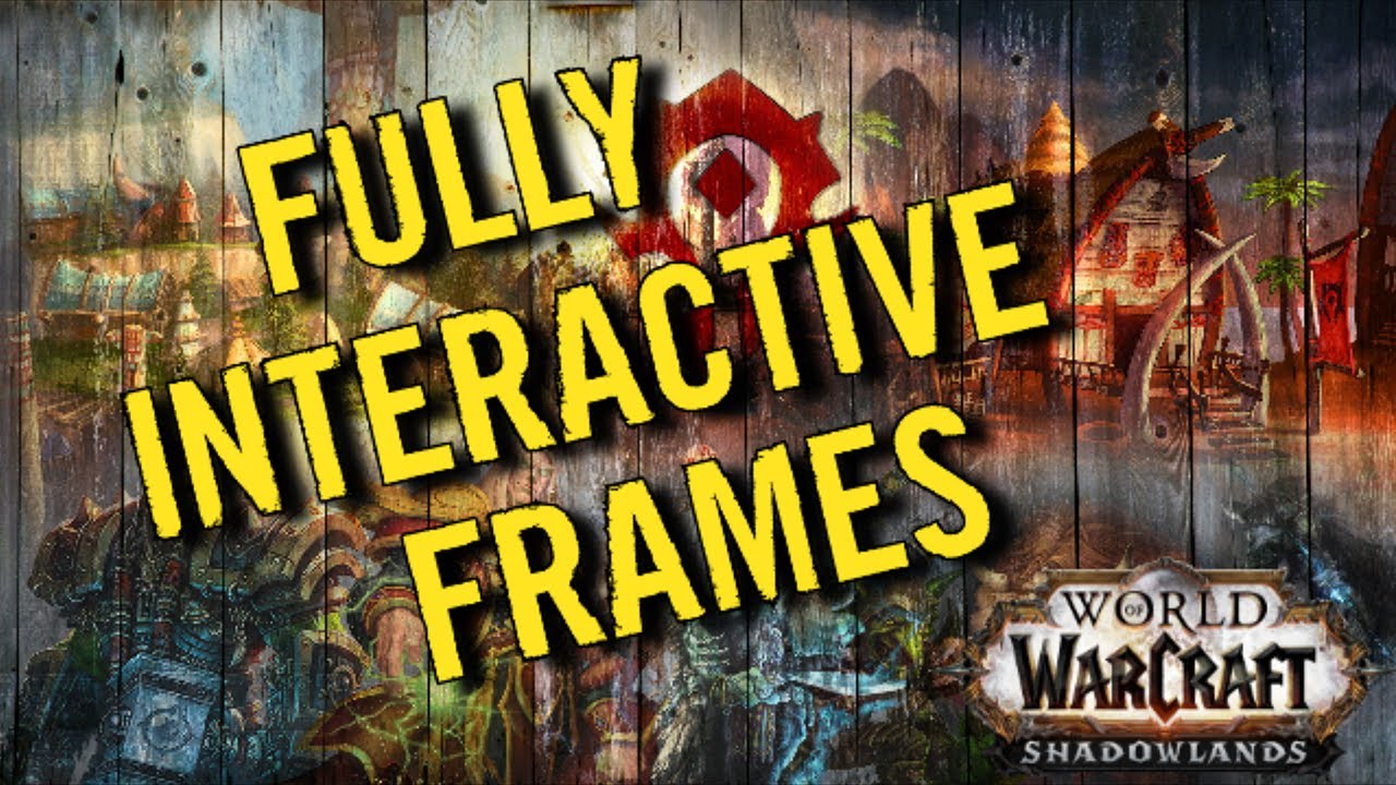 Fully Interactive Unit Frames - Custom Weak Auras - YouTube