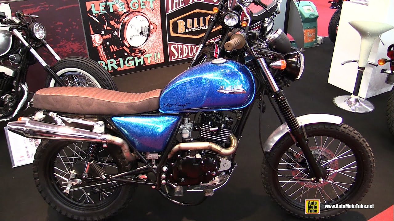 2016 Bullit Hunt 125 - Walkaround - 2015 Salon de la Moto Paris - YouTube