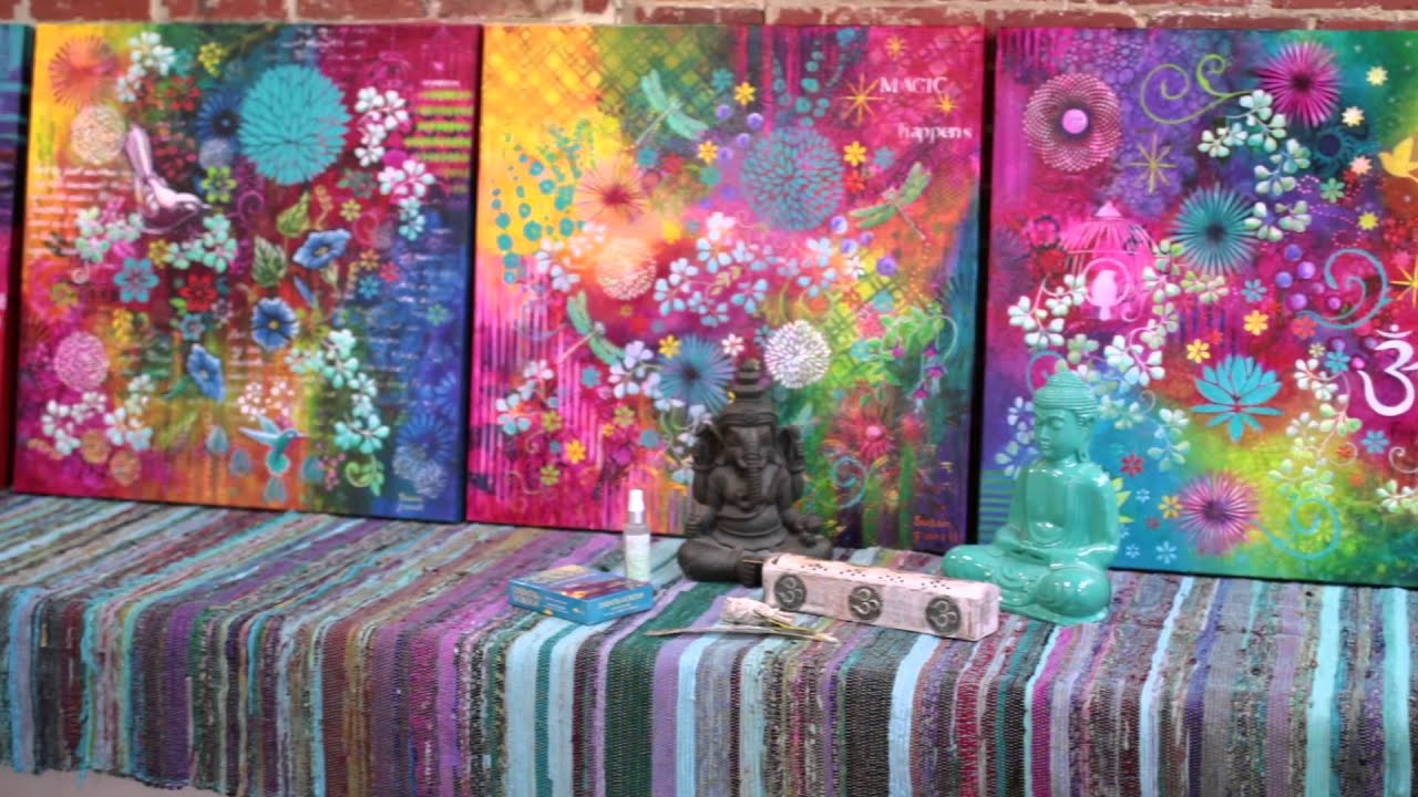 Serendipity Intuitive Art E-Course with Susan Farrell - YouTube