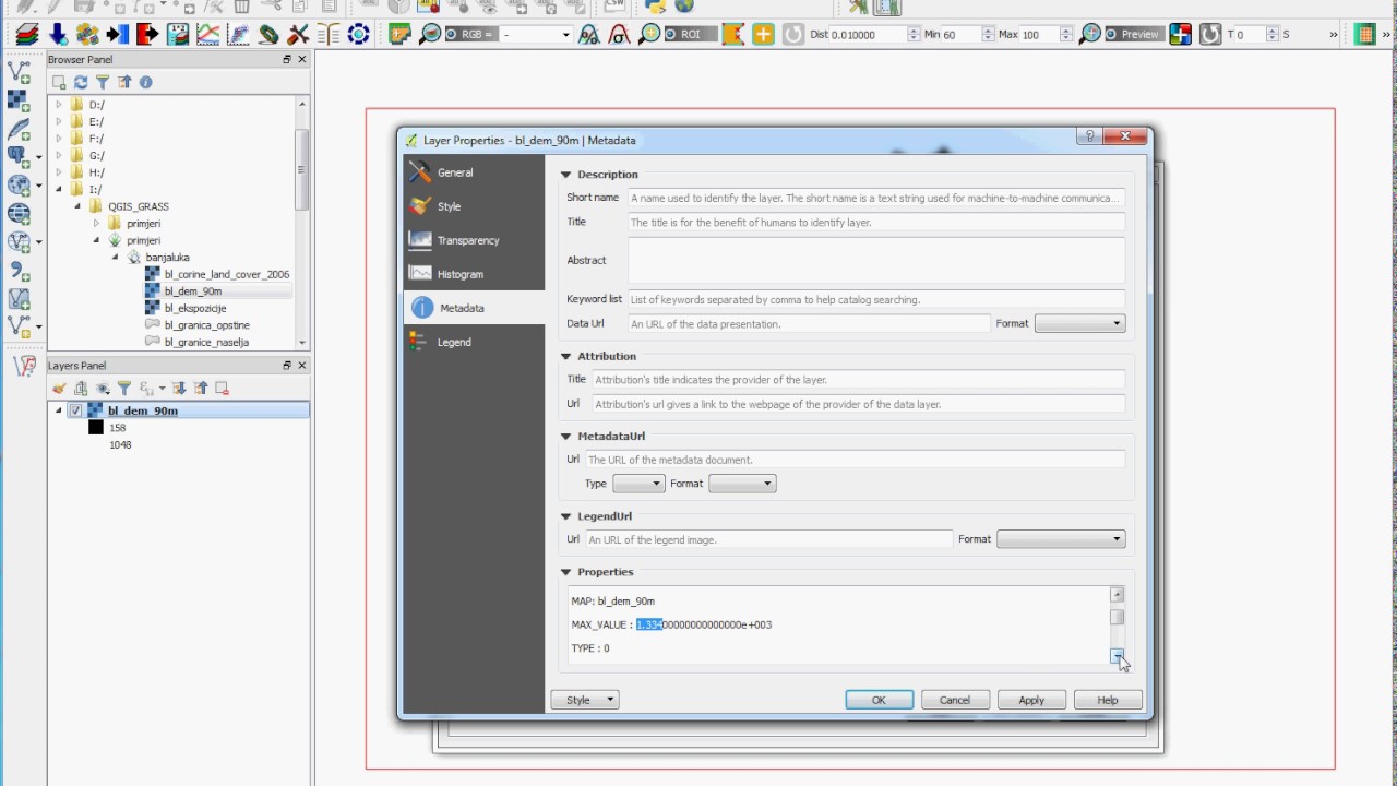 QGIS-GRASS: Reclassify raster - YouTube