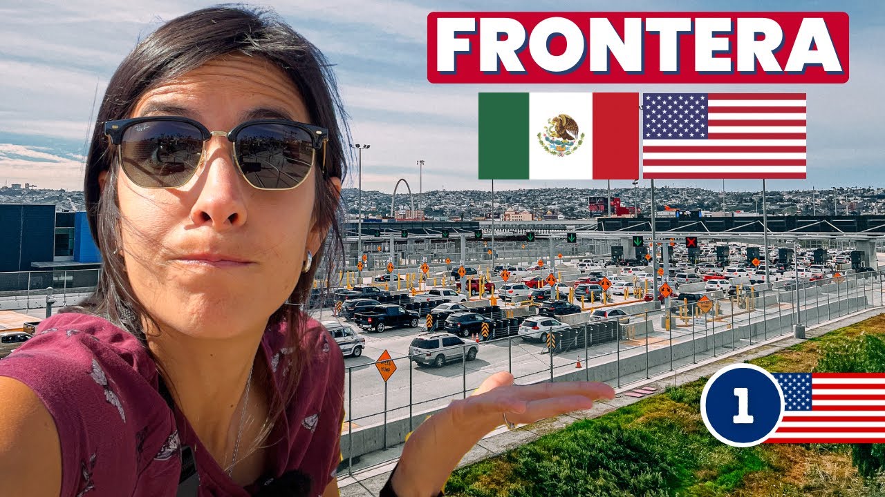 Así es CRUZAR la frontera MÁS TRANSITADA DEL MUNDO 🇲🇽Tijuana Mexico ...