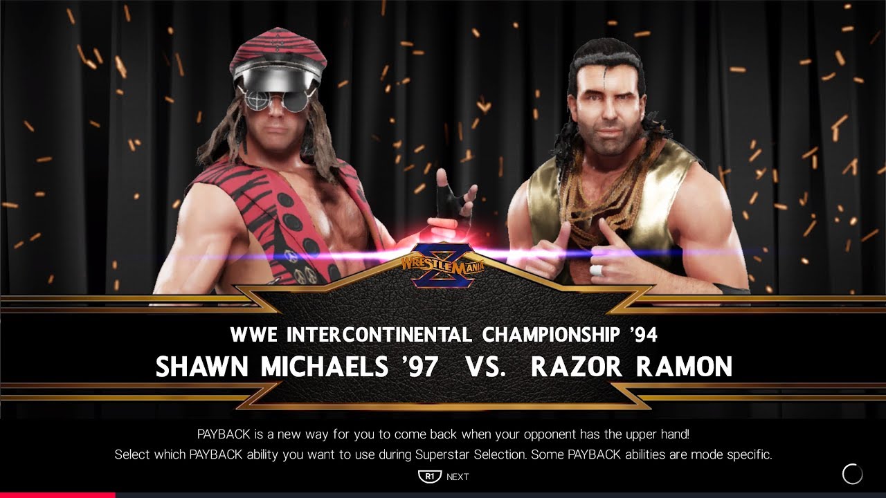 [WWE 2K19] Shawn Michaels vs. Razor Ramon (Ladder Match) - YouTube