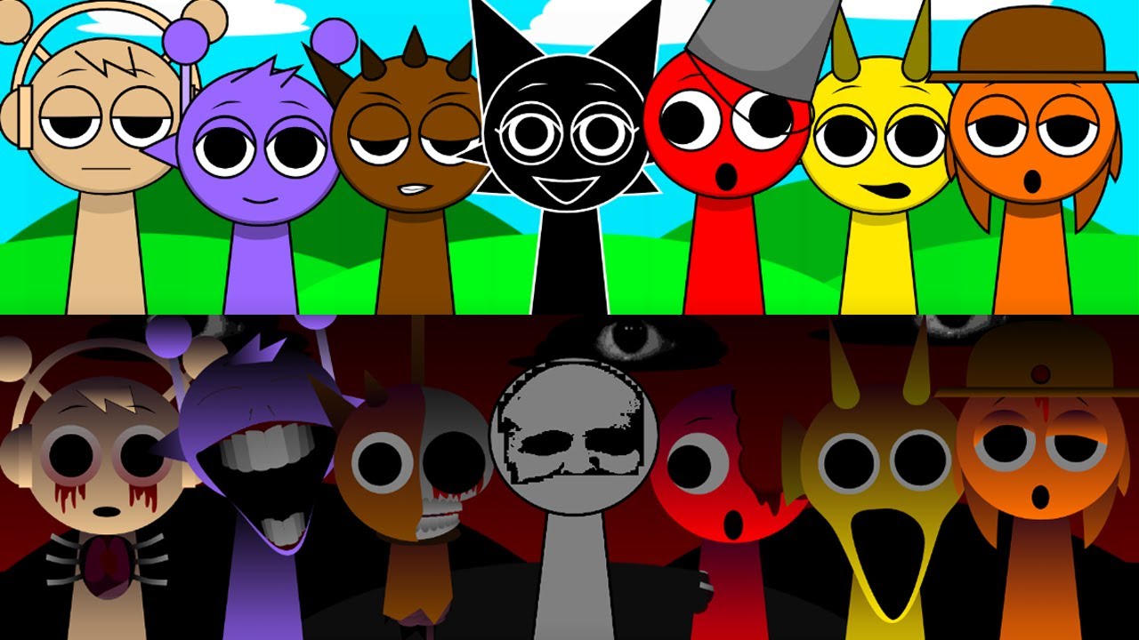 Sprunki SWAPPED Color New Version🍭👀incredibox sprunki animation - YouTube