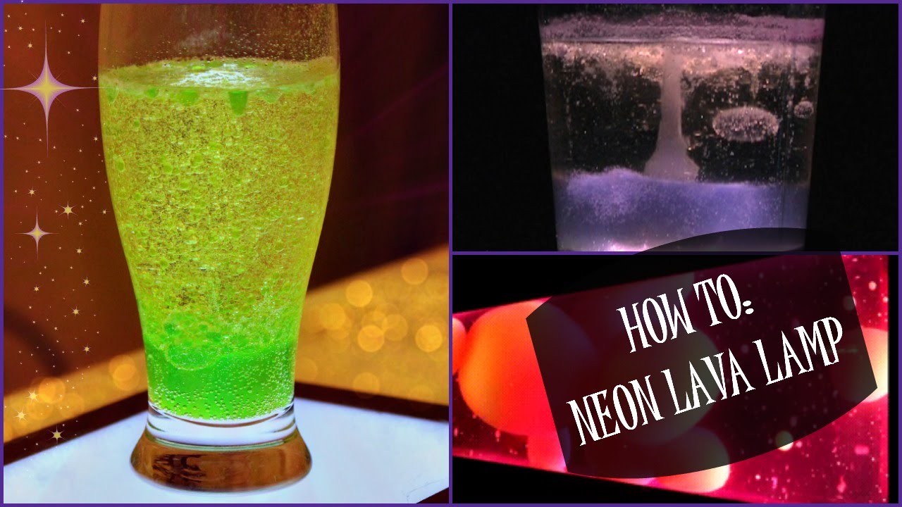 HOW TO: NEON LAVA LAMP - RISSYLOVE - YouTube