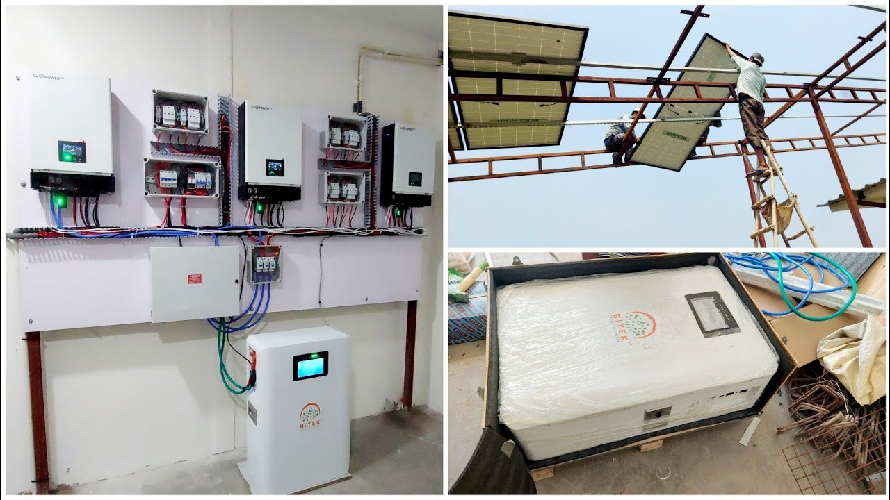 15KW Lithium battery #Luxpower hybrid solar system!#Bitek ...