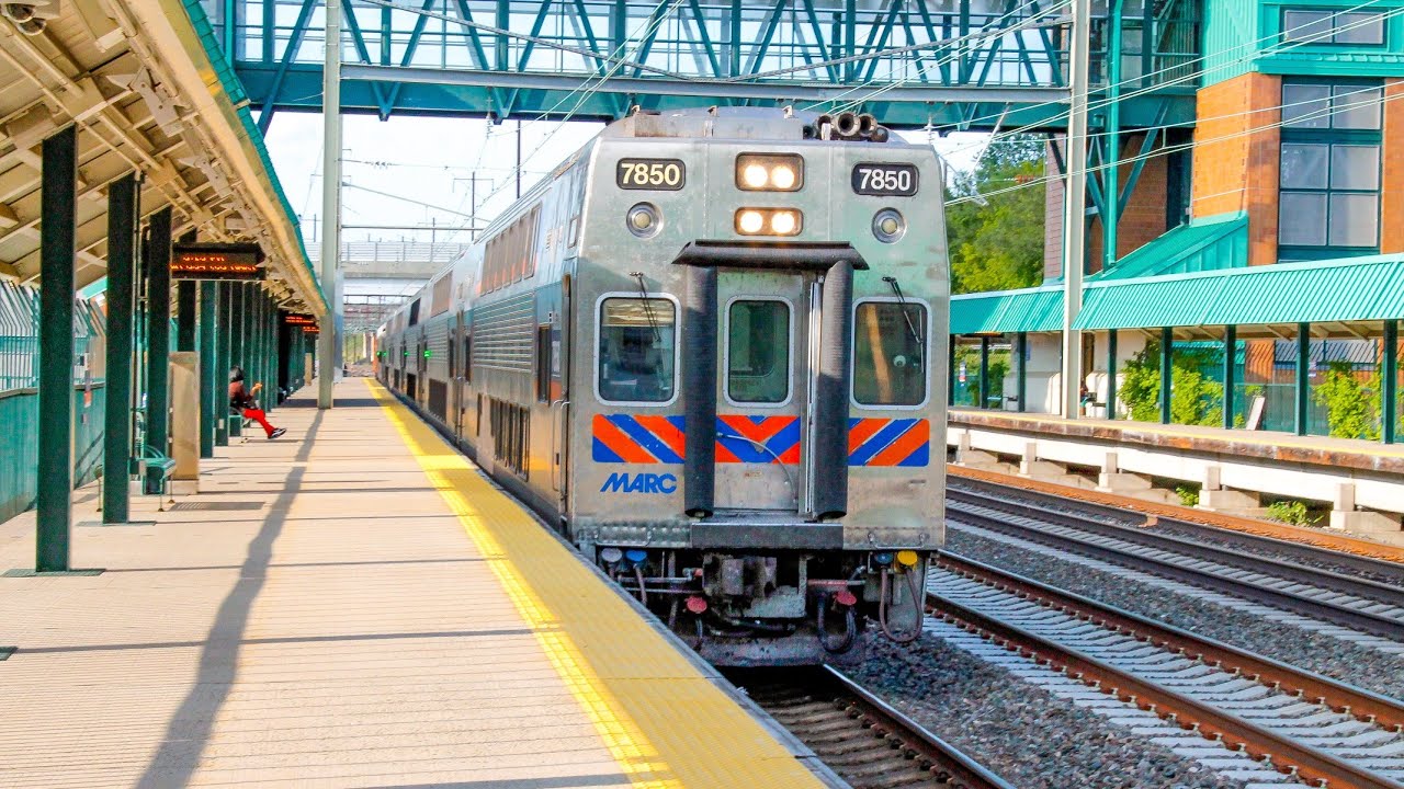 Amtrak & MARC Trains at Halethorpe Featuring My Broken Tripod - YouTube