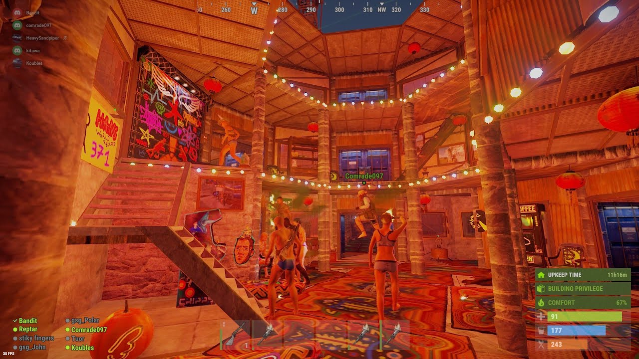 Daily life in an hotel on rust - YouTube