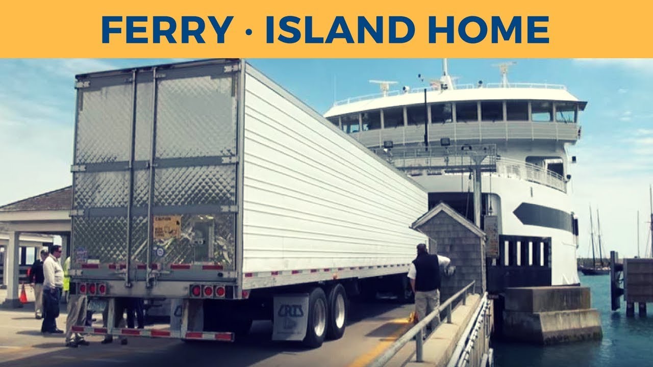 Departure of ferry ISLAND HOME in Vineyard Haven (The Steamship ...