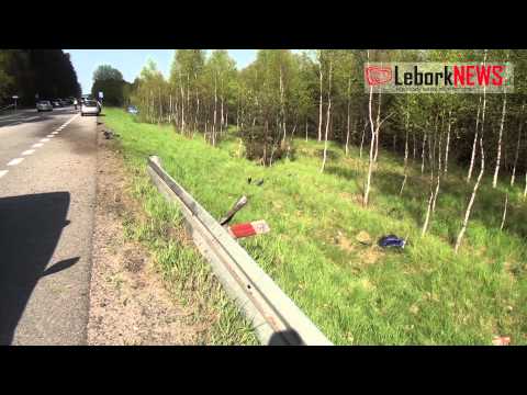 Śmierć motocyklisty na DK6 - 2015-05-03 - www.LeborkNEWS.pl