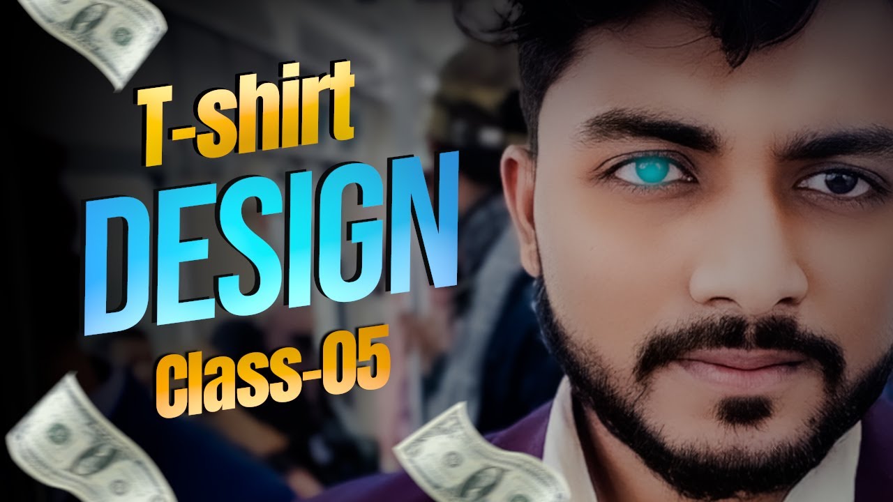Basic T-shirt Design Class 05 How To Learn Freelancing? - YouTube