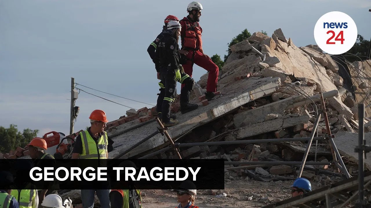 WATCH | George building collapse: 47 still trapped as rescue efforts ...
