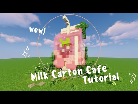 Minecraft Milk Carton Café - YouTube