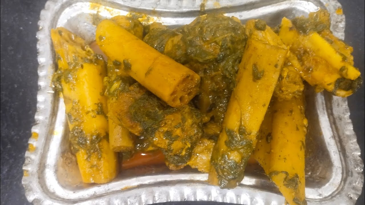 Lotus Stem,Spinach and Mutton Recipe|Nadru, Palak Aur Mutton Ki Recipe ...
