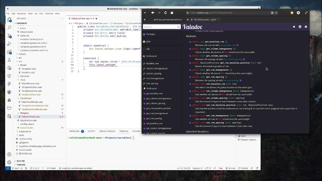 Creating A New Linux GTK4 App For elementary OS - 2023-07-27 - YouTube