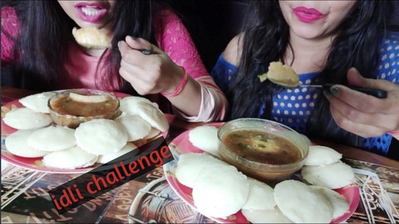 60 IDLI EATING CHALLENGE || IDLI SAMBHAR EATING COMPETITION || SOUTH ...