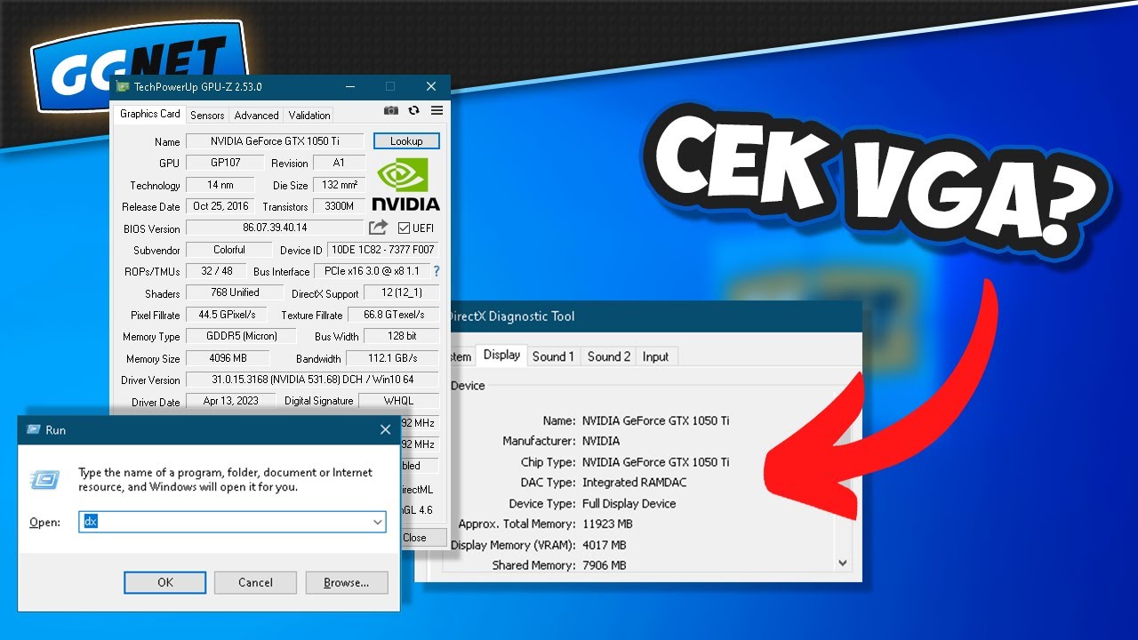 2 Cara Mudah Mengecek dan Membaca Kapasitas Memori VGA di All Windows ...