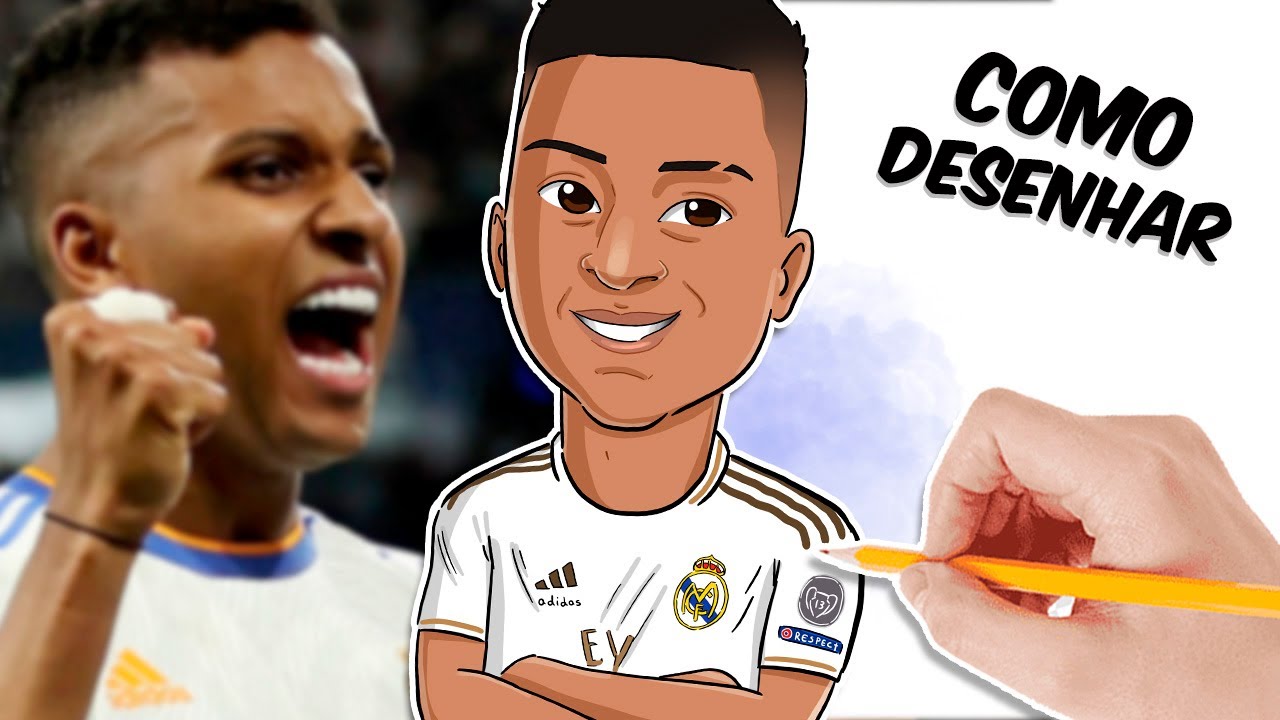 Como Desenhar o Rodrygo no Real Madrid - YouTube
