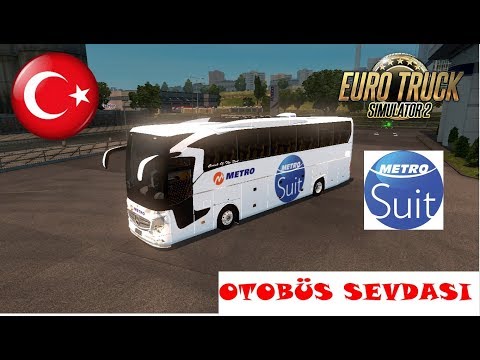 Euro Truck Simulator 2 Metro Suit YENİ MERCEDES BENZ TRAVEGO 2016   2017 HD