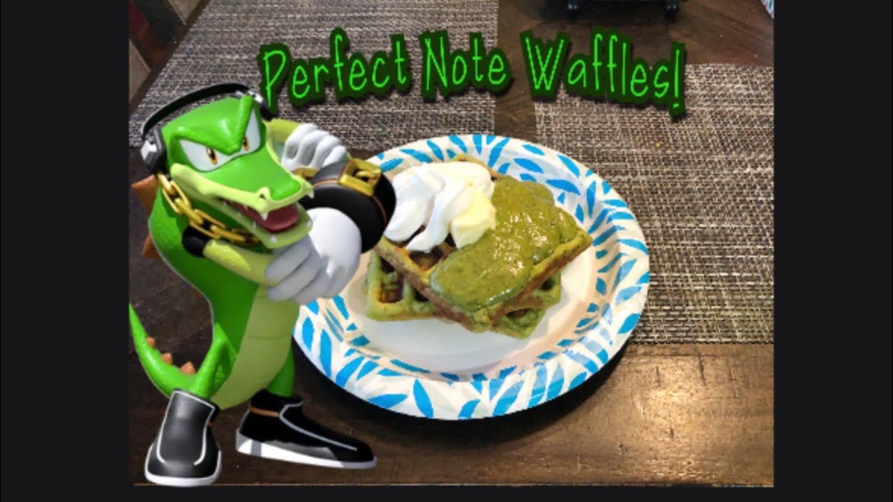 Sonic Cookbook Recipe: Perfect Note Waffles! - YouTube