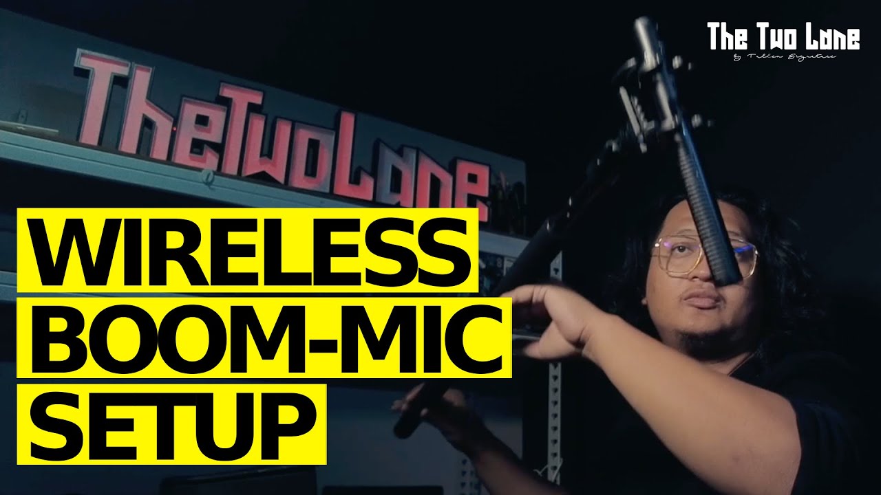 My Wireless Boom Mic Setup | Comica VM40 + Rode Micro Boompole - YouTube