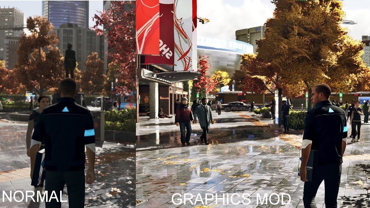 Detroit Become Human graphics mod - YouTube