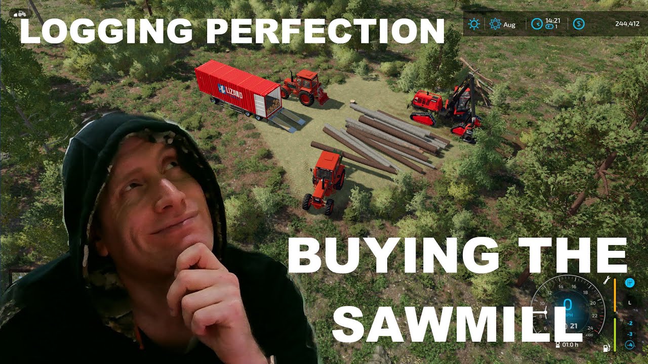 FS22 S03E04 - Lumber Jack Perfection - Buying Sawmill - YouTube