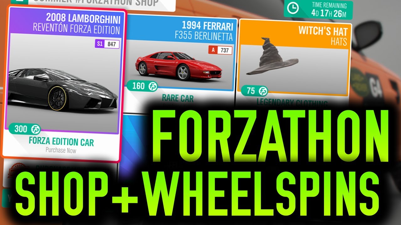 SUMMER Forzathon Shop | SUPER Wheelspins & MORE | Forza Horizon 4 ...