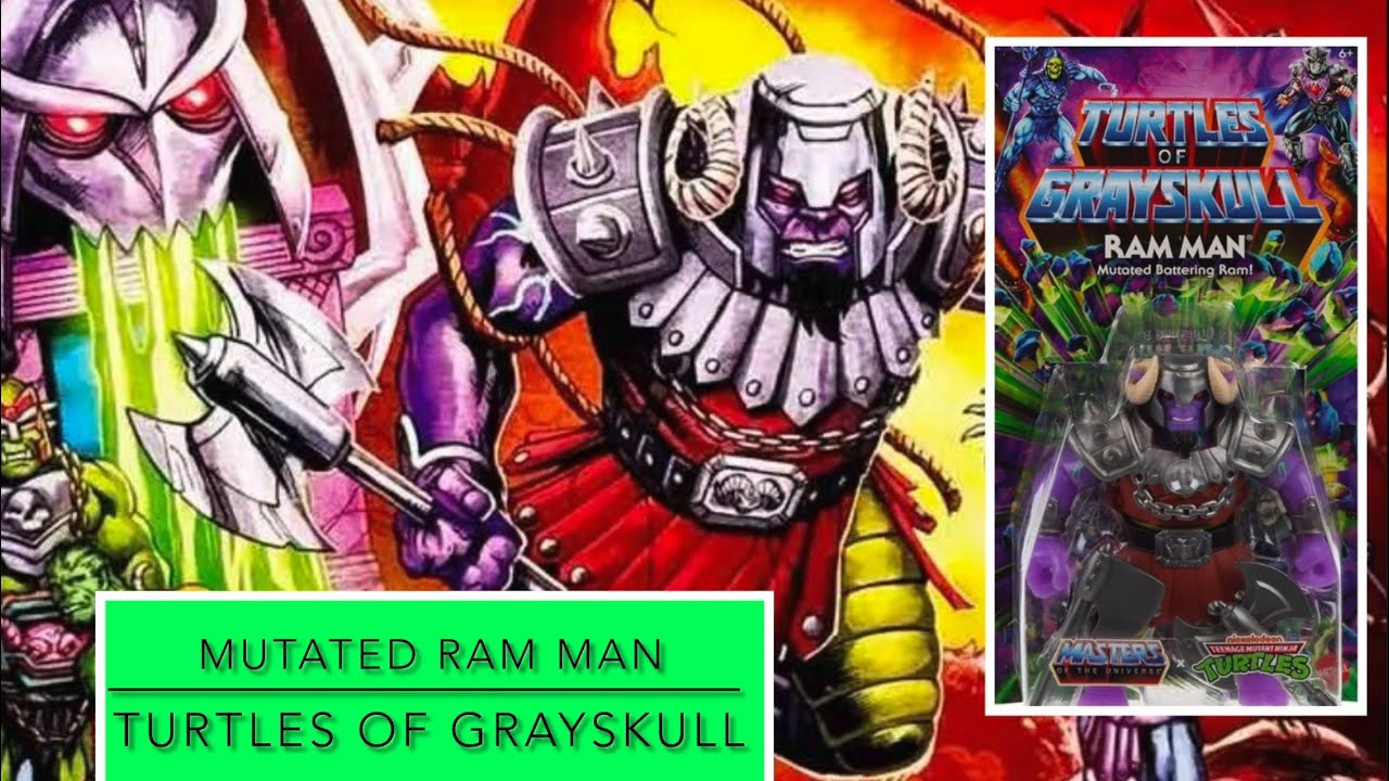 Mutated Ram Man; Turtles of Grayskull unboxing & review - YouTube